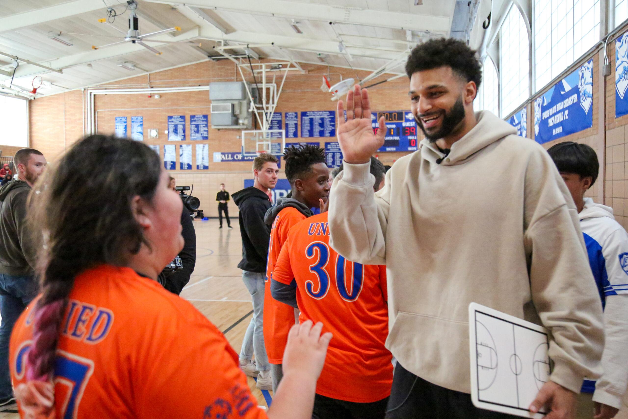 Jamal Murray Surprises Colorado Students at Unified Basketball Game ...